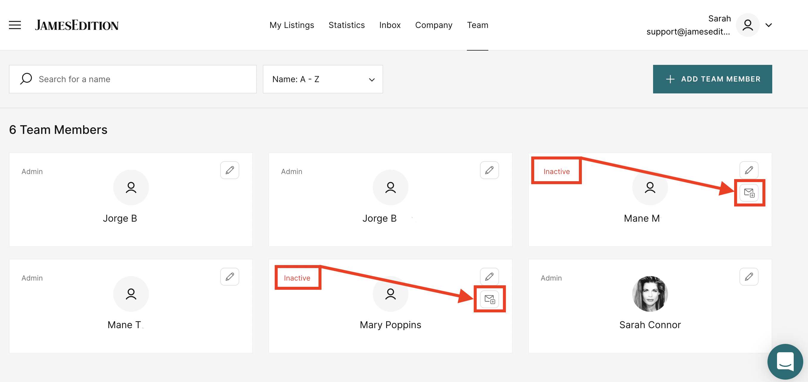 Adding/Editing your admins & agents